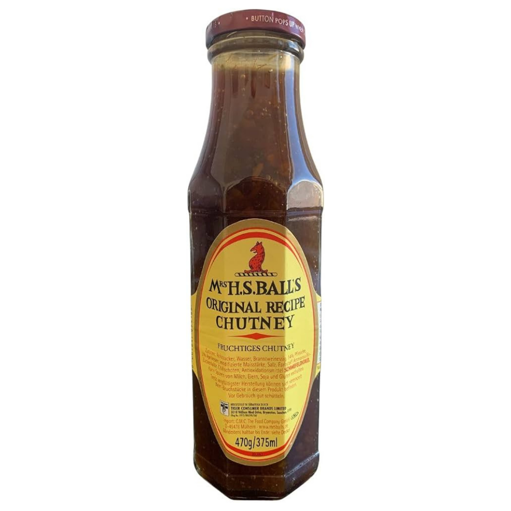 Mrs. Ball's Chutney Original, 470g | Buy in Canada – The South African Shop